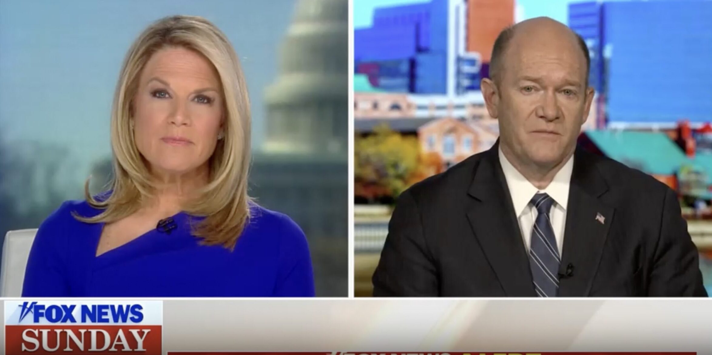 Fox's Martha MacCallum Presses Chris Coons on Biden, Israel