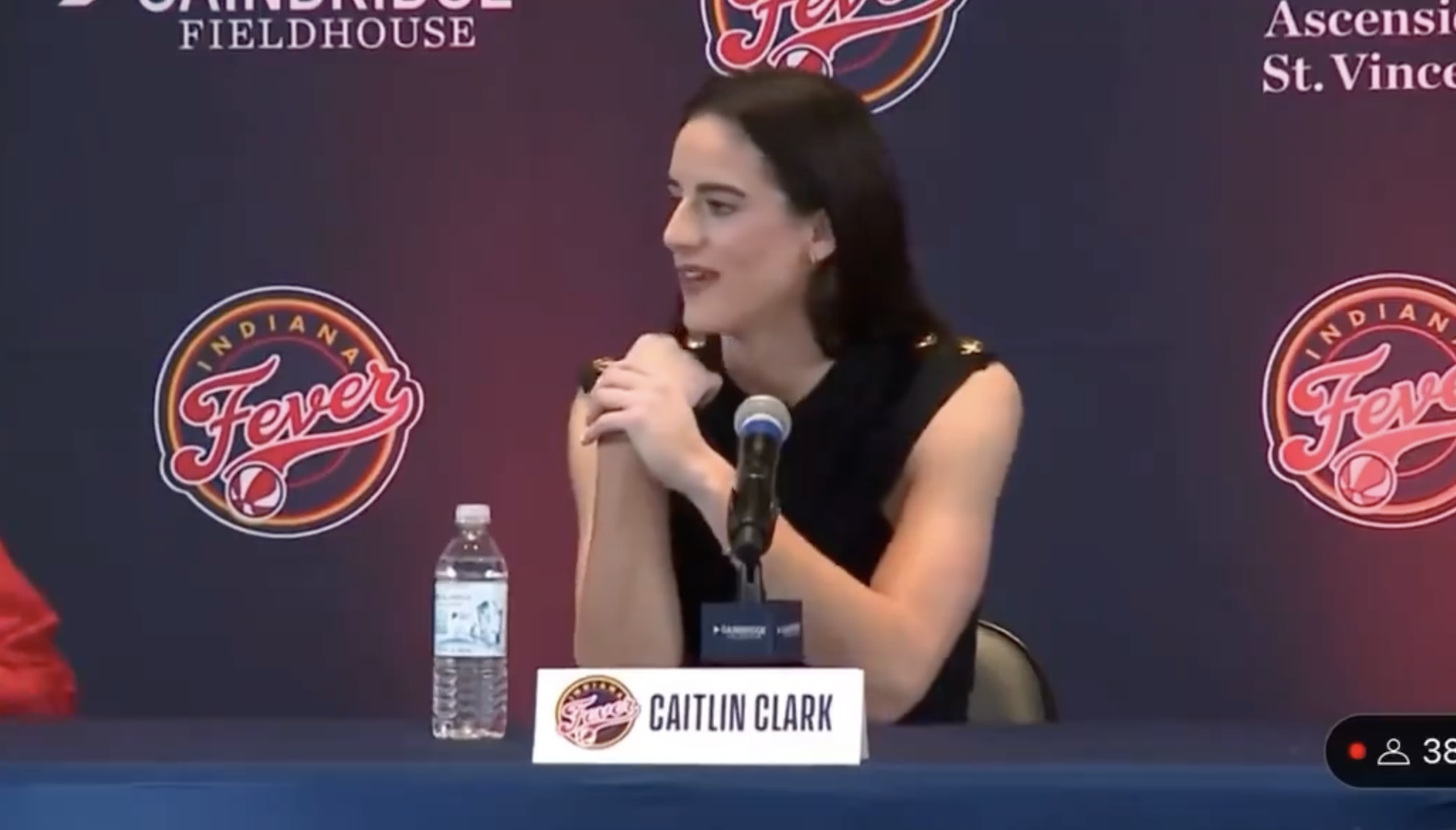 Gregg Doyel Has Odd Exchange With Caitlin Clark at Presser