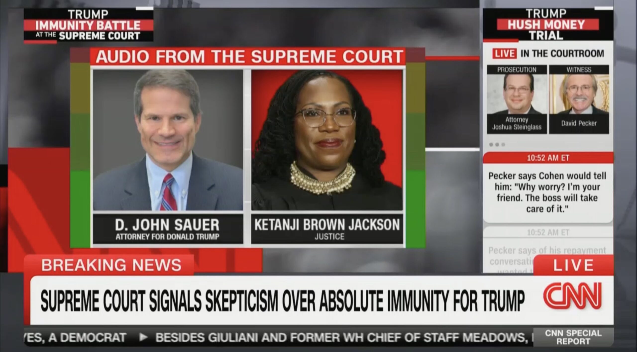 Kentanji Brown Jackson Grills Trump Attorney John Sauer