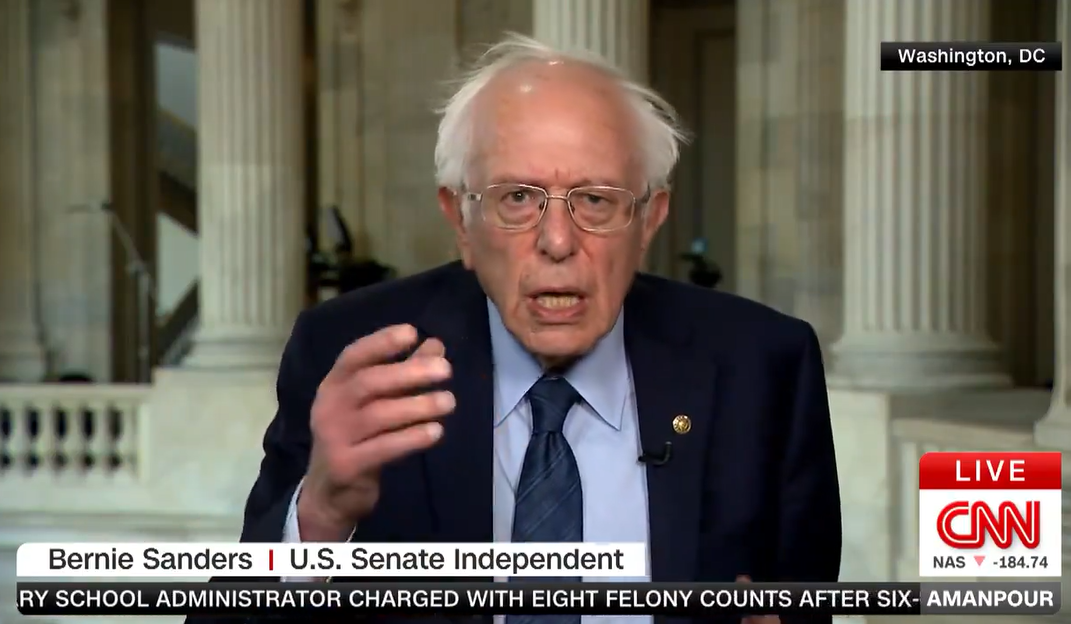 Bernie Sanders Demands U.S. Cut Off Aid to Netanyahu Govt