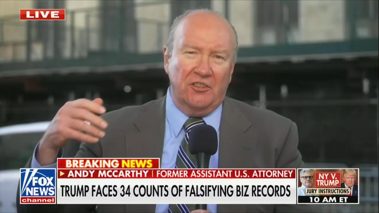 Andy McCarthy Slams Judge Juan Merchan Over Jury Instruction