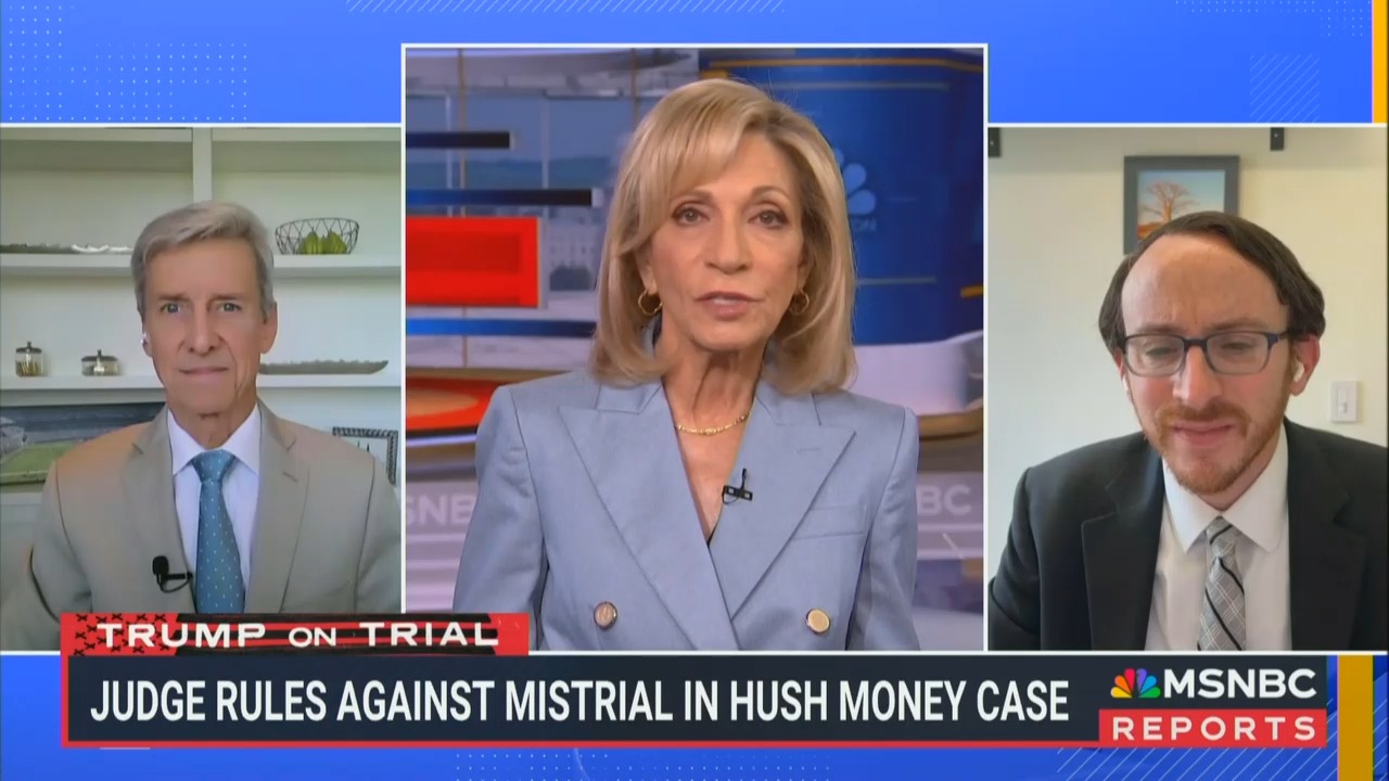 MSNBC's Andrea Mitchell On Trump Cursing During Trial
