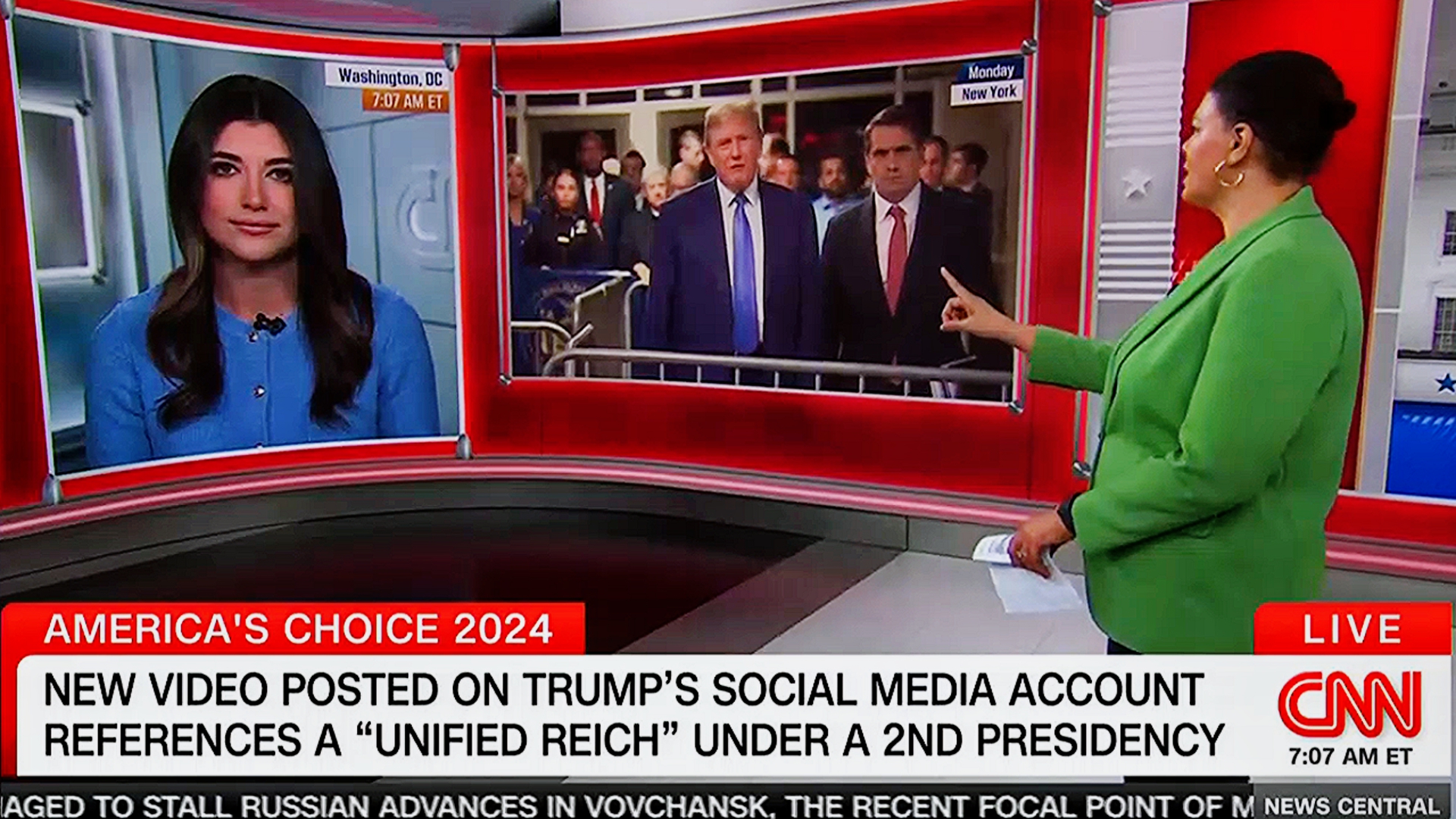CNN Hits Trump Excuses About 'Unified Reich' Video