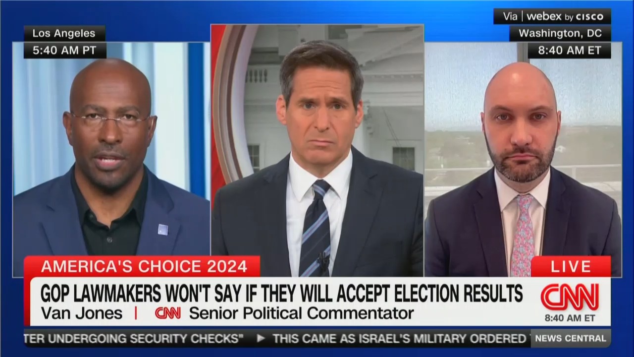 CNN's Van Jones Mocks GOP Over Accepting Election Results