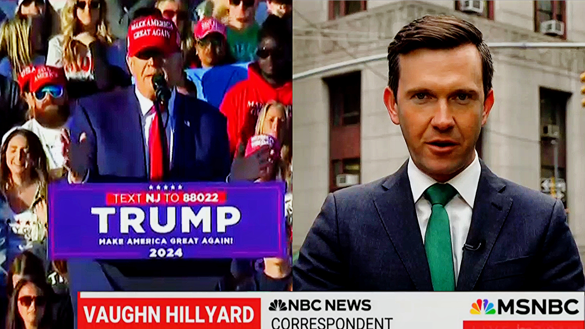 NBC Vaughn Hillyard Mocks Trump 'Hannibal Lecter' Rally Rant