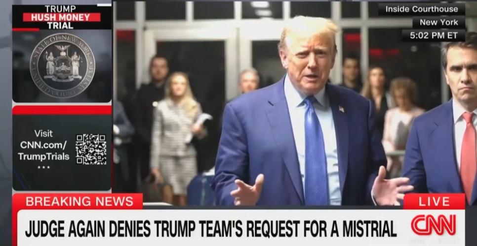 Angry Trump Emerges from Court: 'We Are So Innocent'