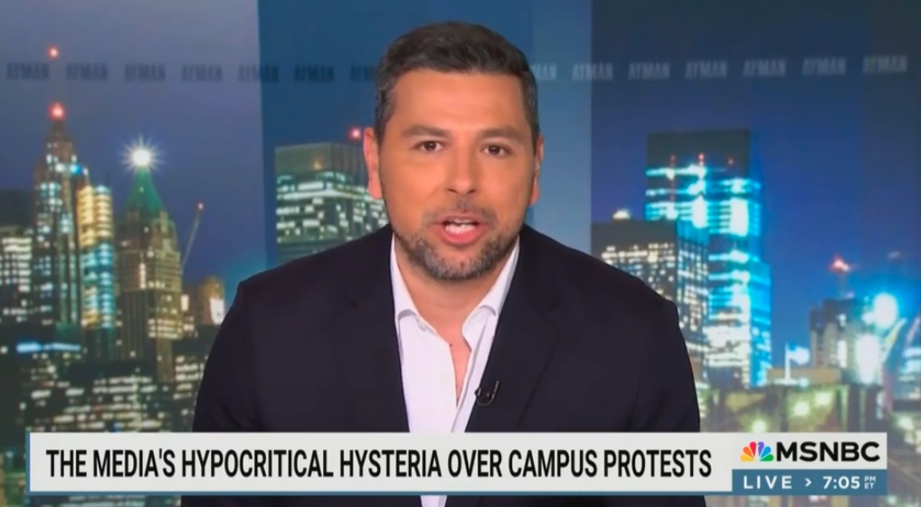 MSNBC Host Hammers Media For Fixation on College Protests