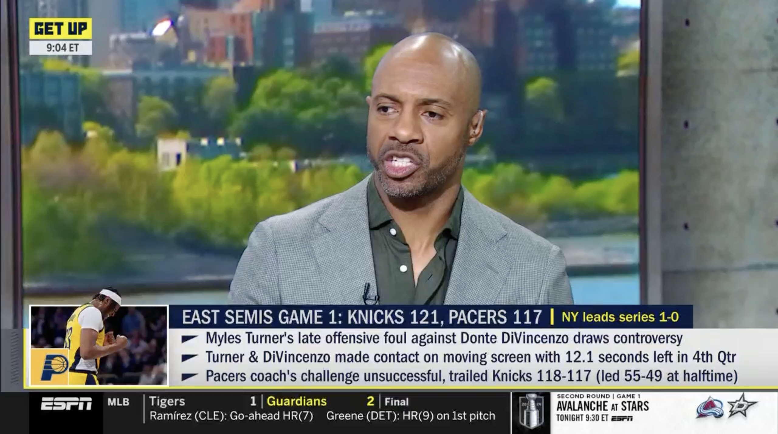 Jay Williams Goes Off on Refs for Knicks-Pacers Game 1