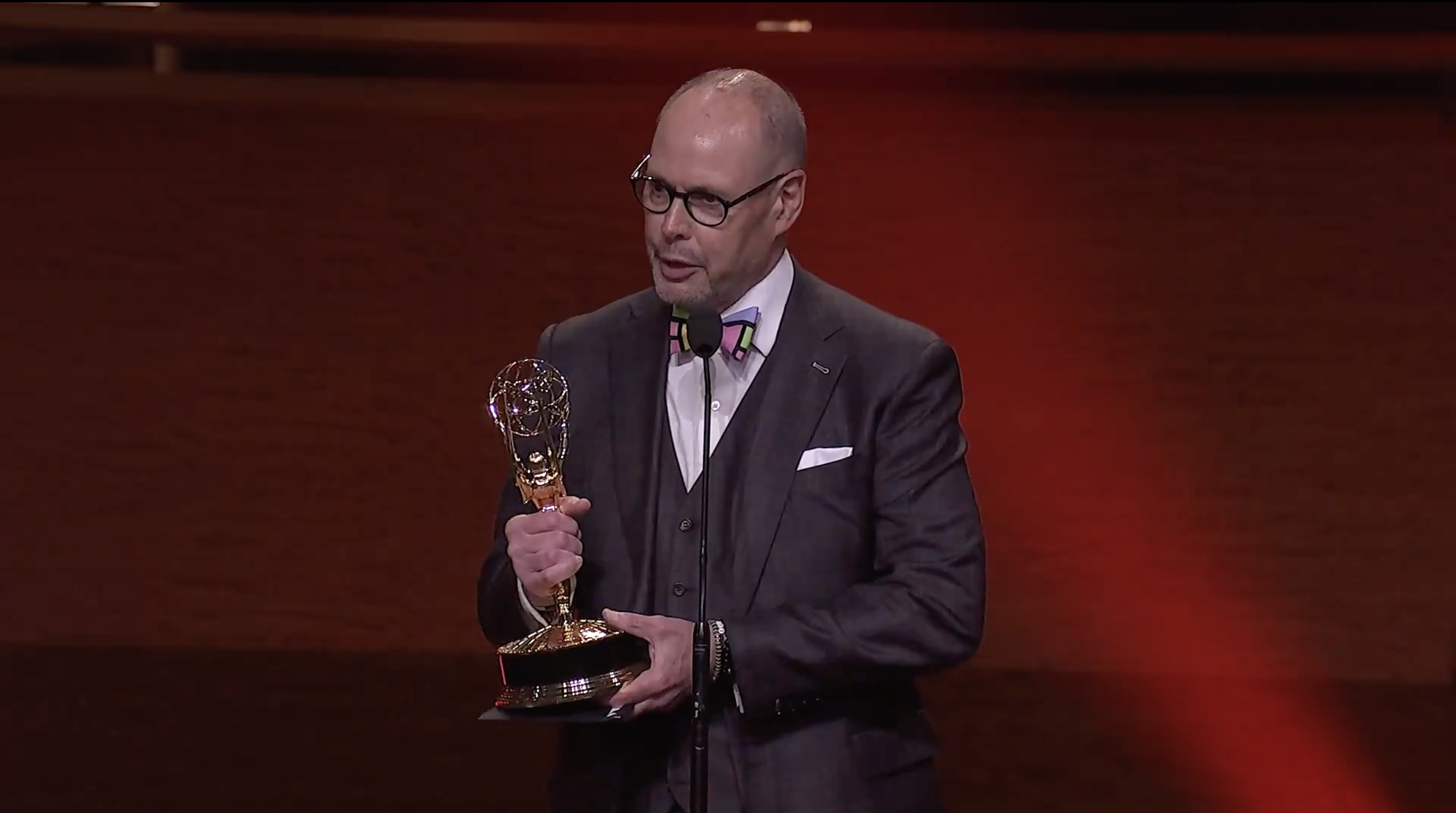 Ernie Johnson Gives Emotional Speech at Sports Emmys