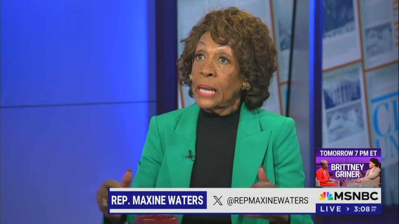 Maxine Waters Worried About Pro-Trump Training Camps