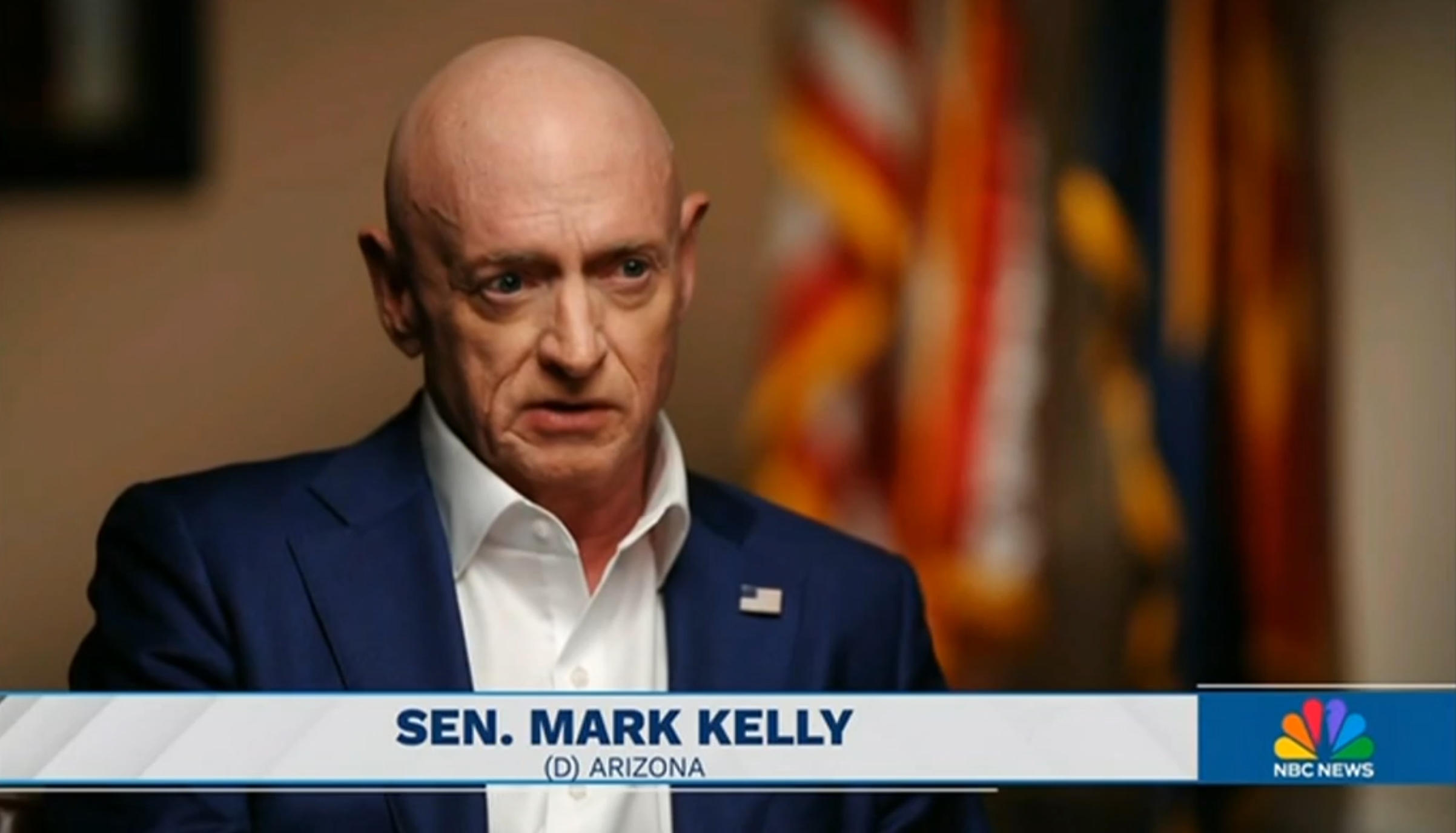Mark Kelly Backs Police Breaking Up College Protests