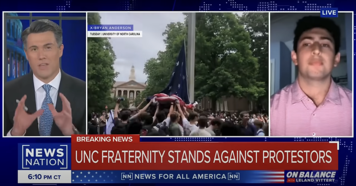 Frat Gets Big Money for 'Rager' After Protecting U.S. Flag