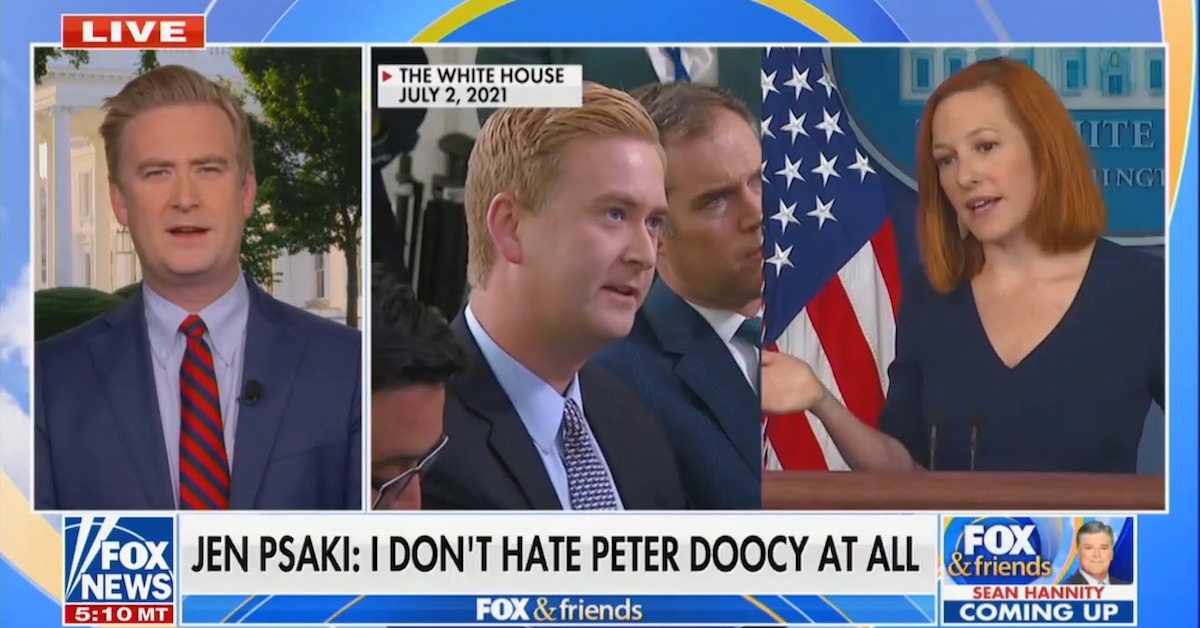 Peter Doocy Says Jen Psaki 'Really Liked to Fight'