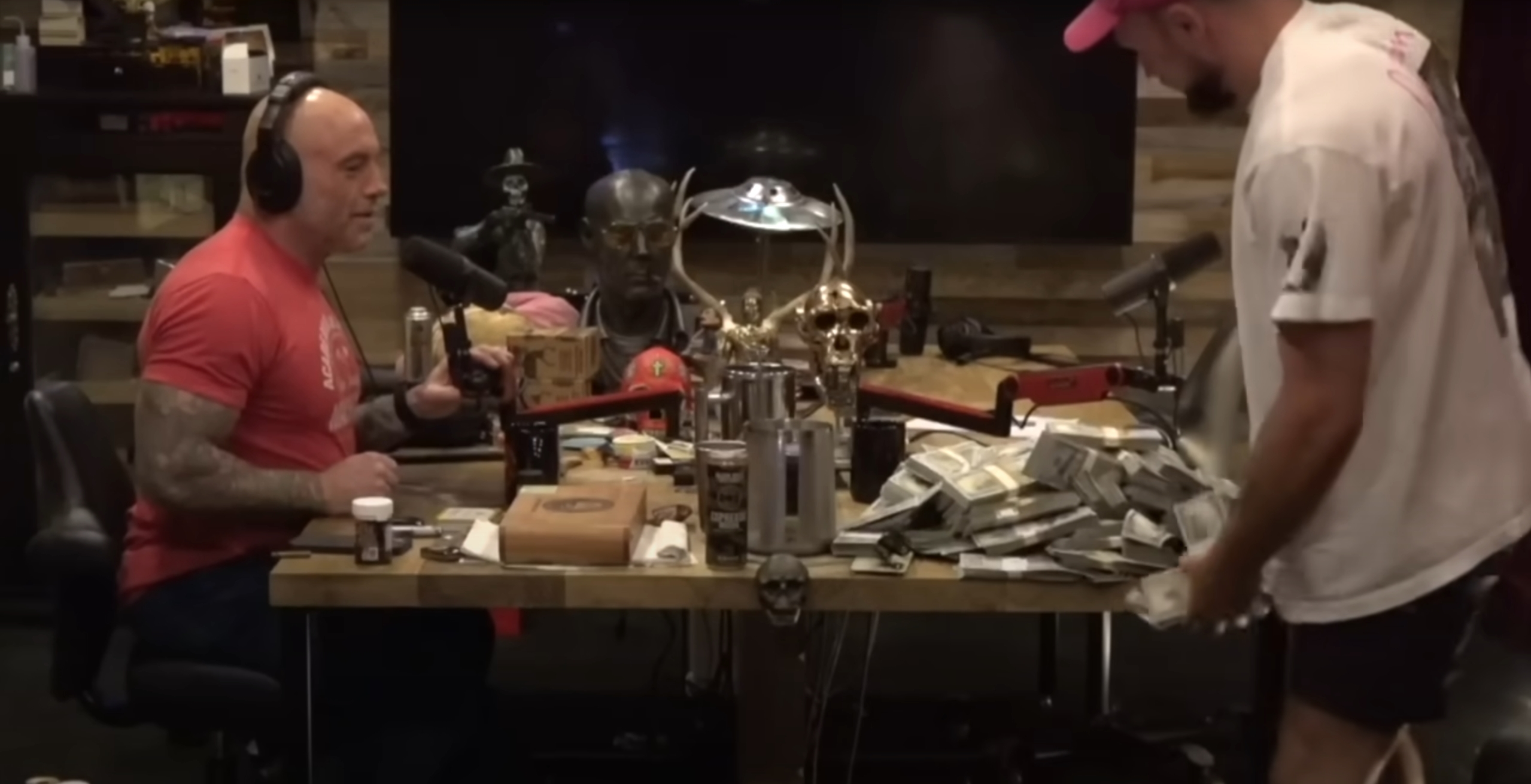 Joe Rogan's Guest Dump $1 Million Cash On Table