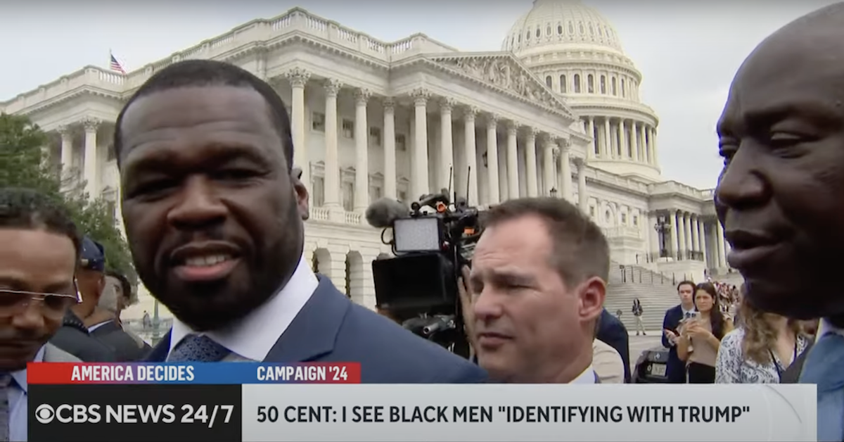50 Cent Says Black Men 'Identifying' with Trump Over Charges