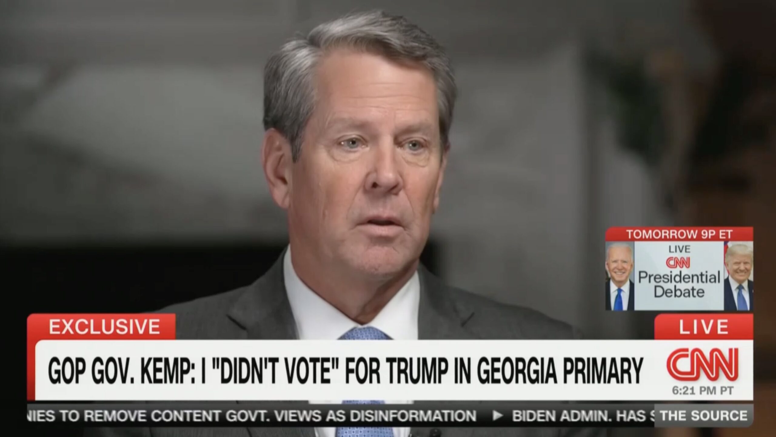 Republican Governor Brian Kemp Gives Bizarre Answer When Asked If He ...