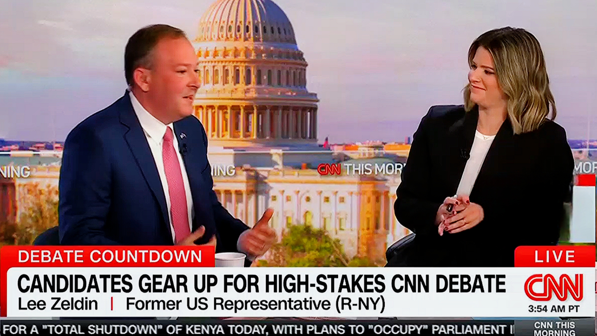 Zeldin Trips On If Trump 'Discourages Political Violence'