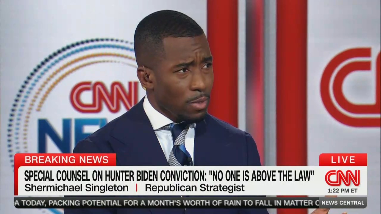 CNN's Shermichael Singleton Defends Hunter Biden In Gun Case