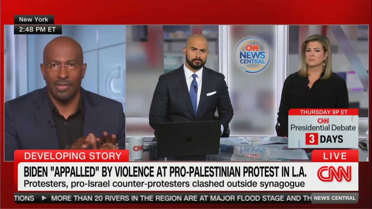 CNN's Van Jones Condemns Protests in LA Jewish Community