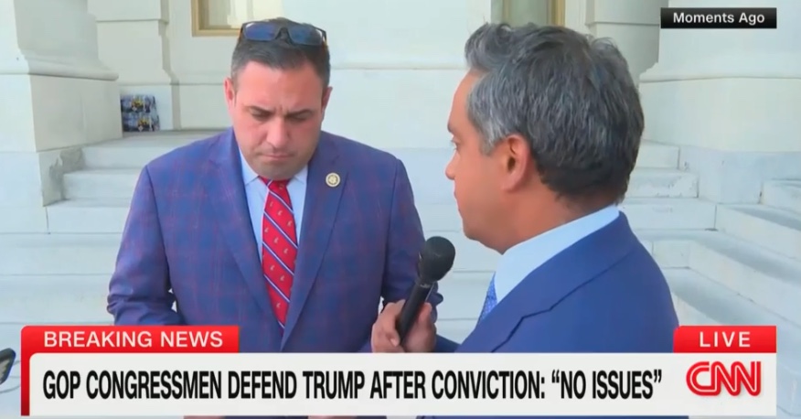 Manu Raju Grills Embattled House GOP About Trump Verdict