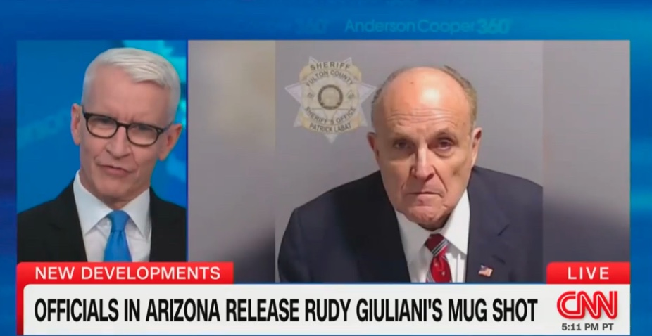 CNN Airs Wrong Mugshot of Rudy Giuliani Amid Multiple Indictments