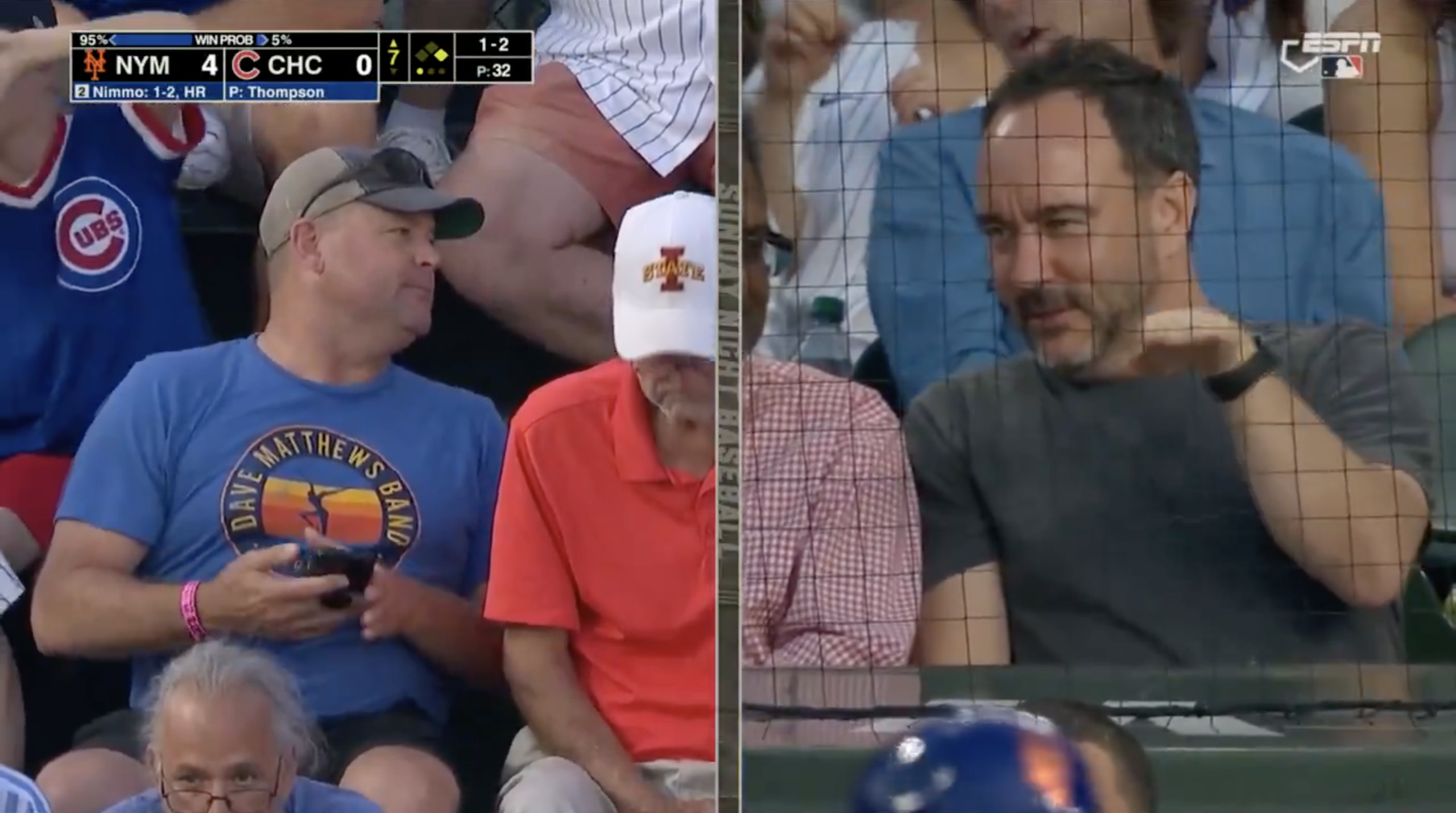 ESPN Finds Dave Matthews Fan After Showing Dave Matthews