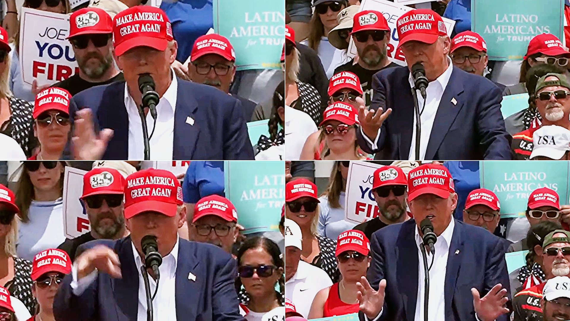 Trump Goes On Stunning Rant About Getting Mangled By Sharks