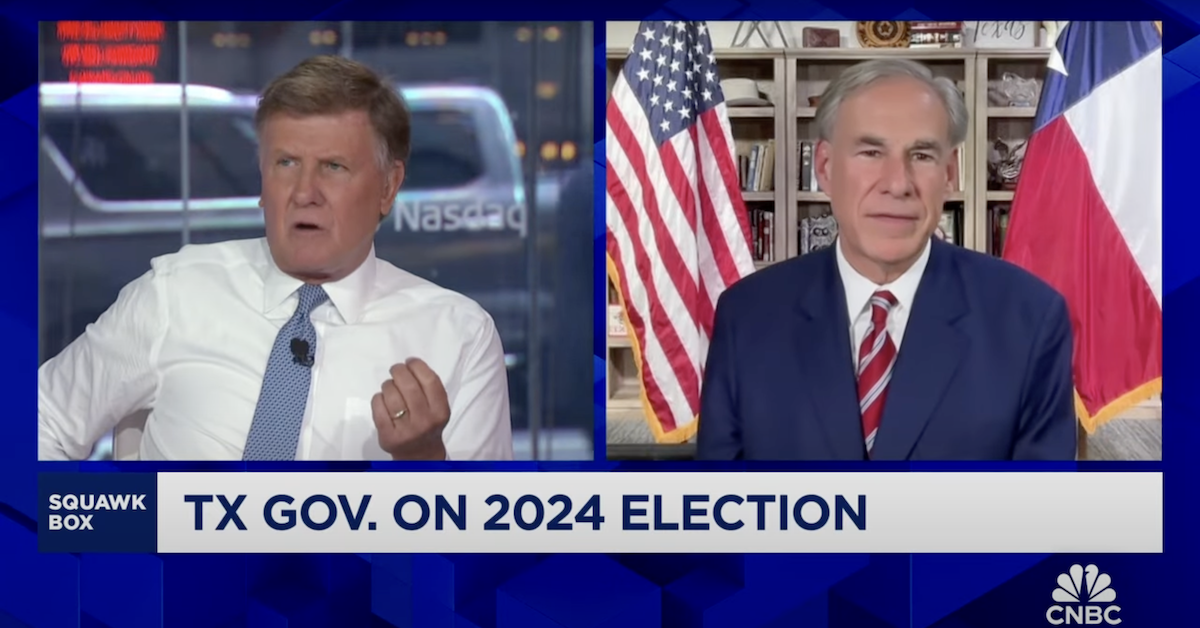 Greg Abbott Denies Being Trump's VP Would 'Tarnish' Reputation