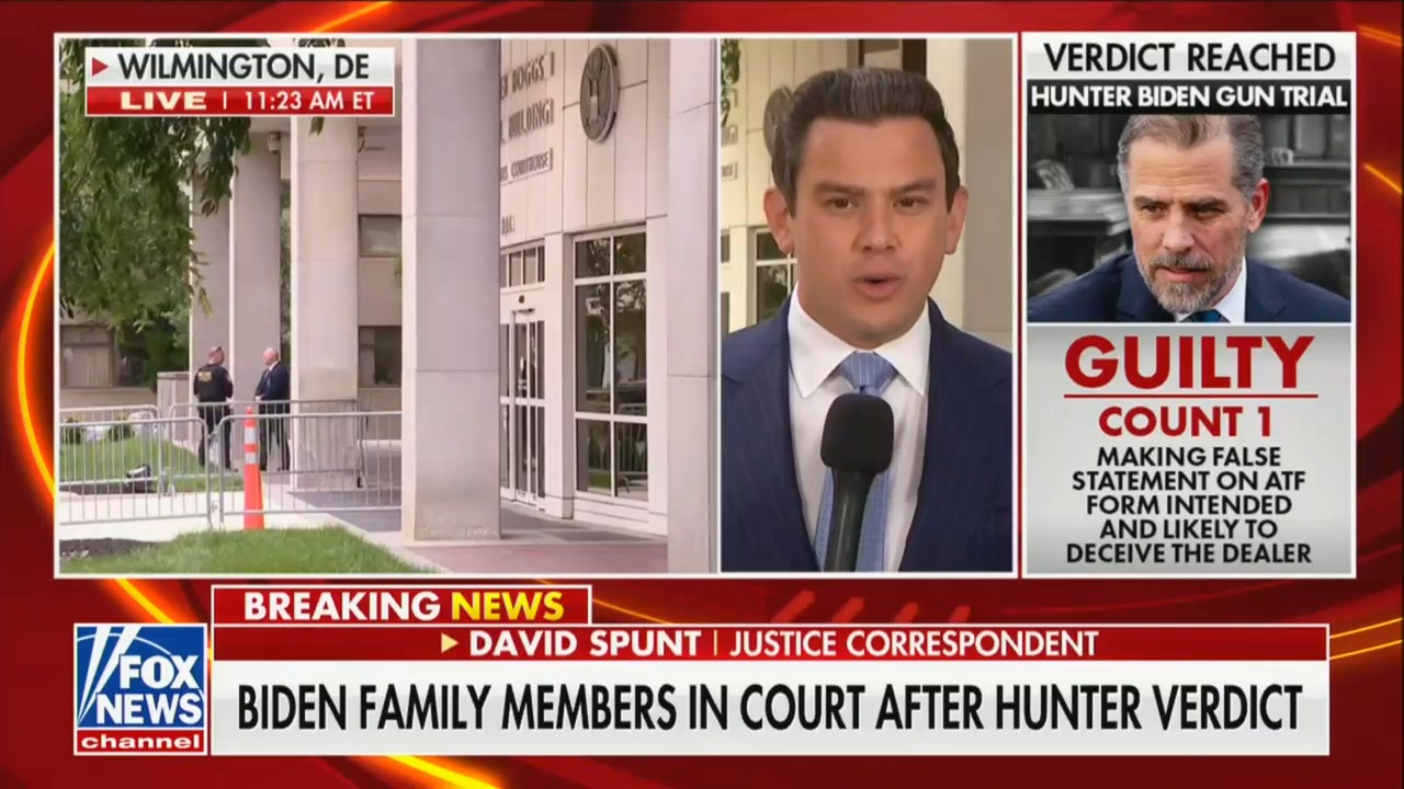 Fox's David Spunt Details Moment Hunter Biden Found Guilty