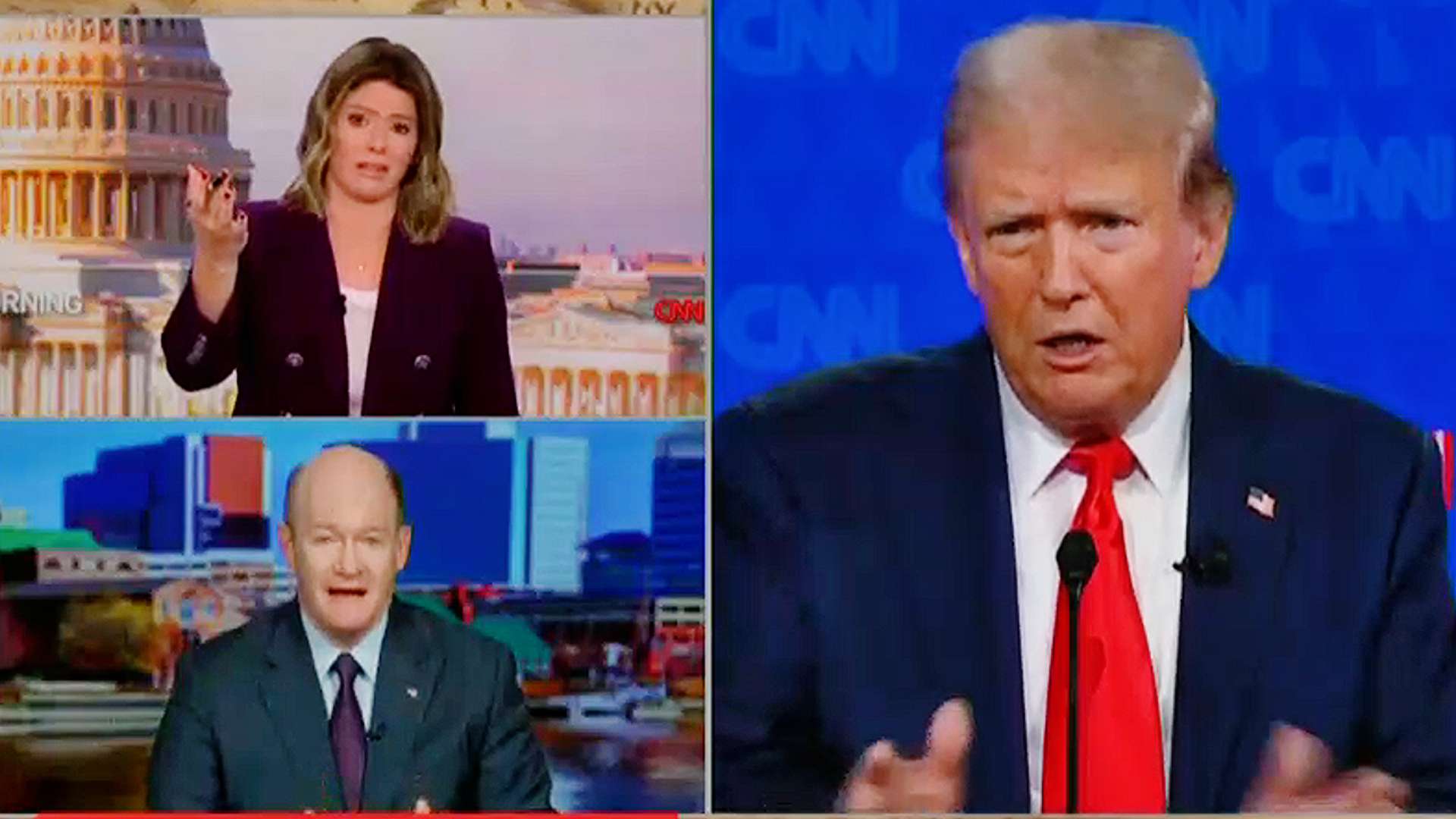 Biden Campaign Chair Coons Gets Testy As CNN Anchor Cuts In