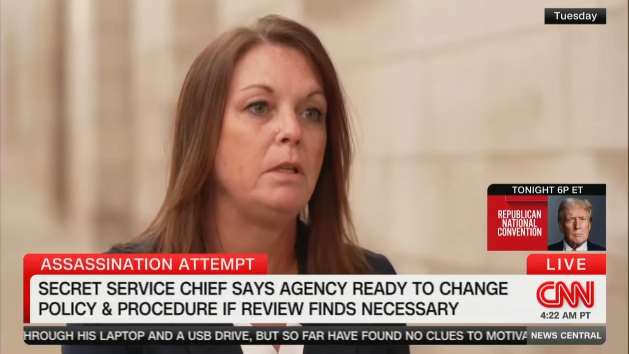 CNN Reporter Grills Secret Service Chief Over Trump Shooting