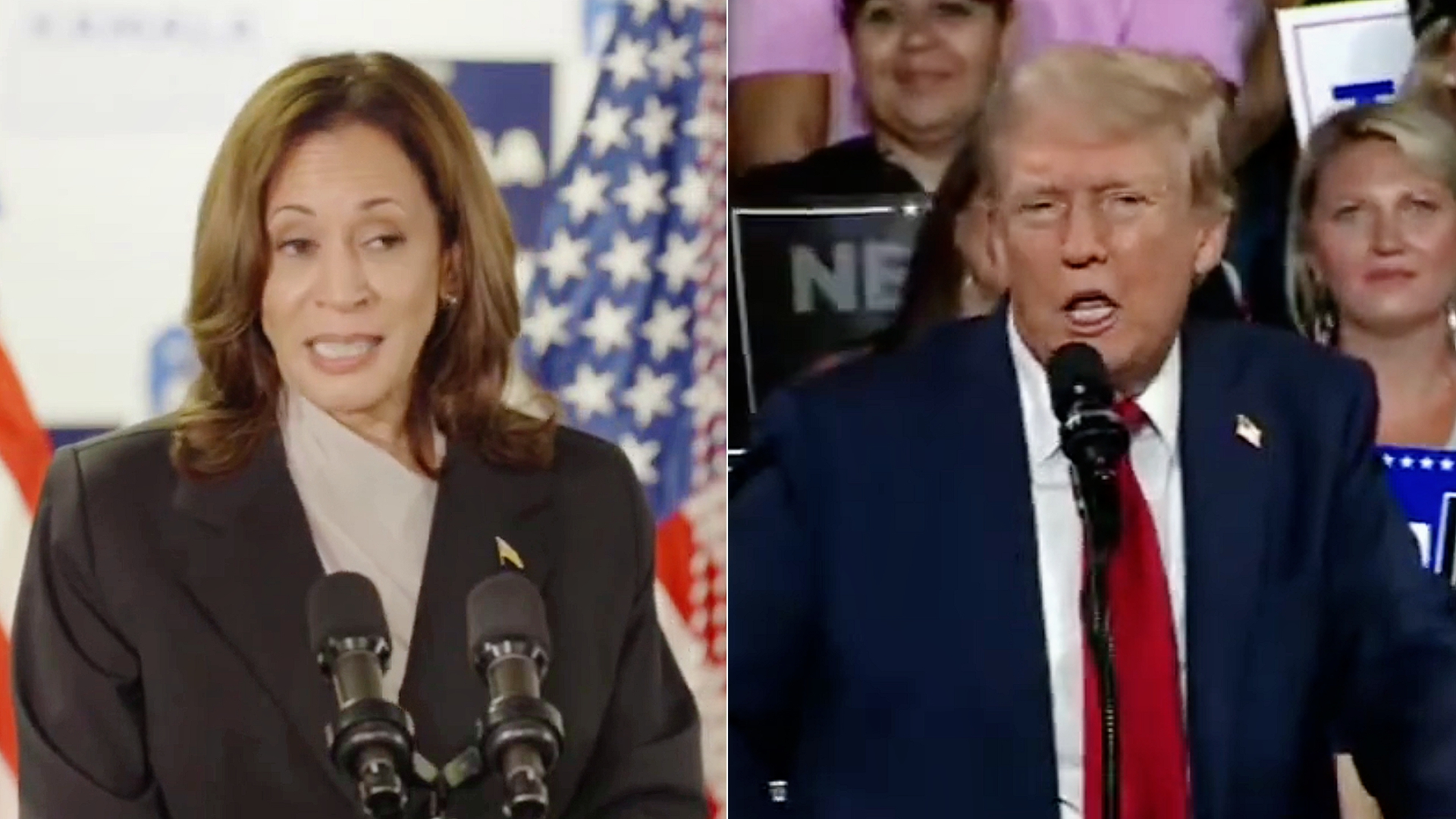 'Rapist!' Kamala Harris,-Media Allies Pound Trump Sex Abuse