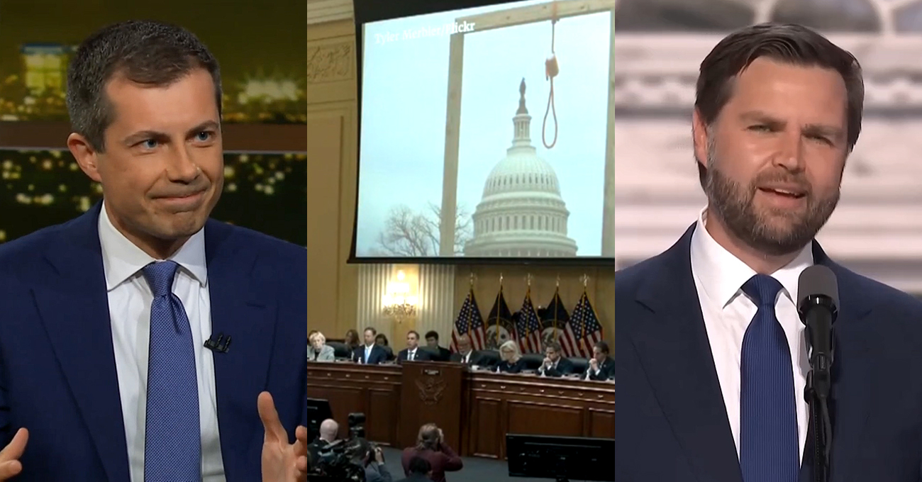 Pete Buttigieg Slams JD Vance As Two-Faced On Real Time