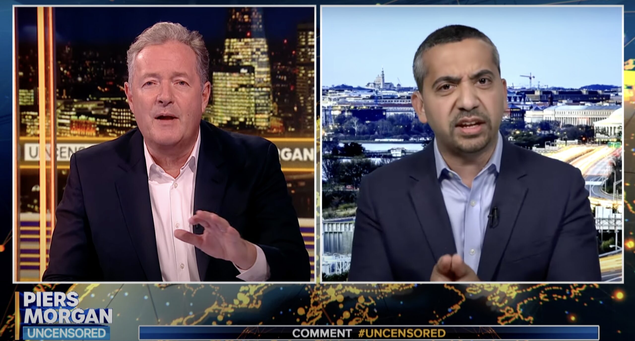 ‘You’re Cutting Me Off!’ Piers Morgan and Mehdi Hasan Get Heated After ...