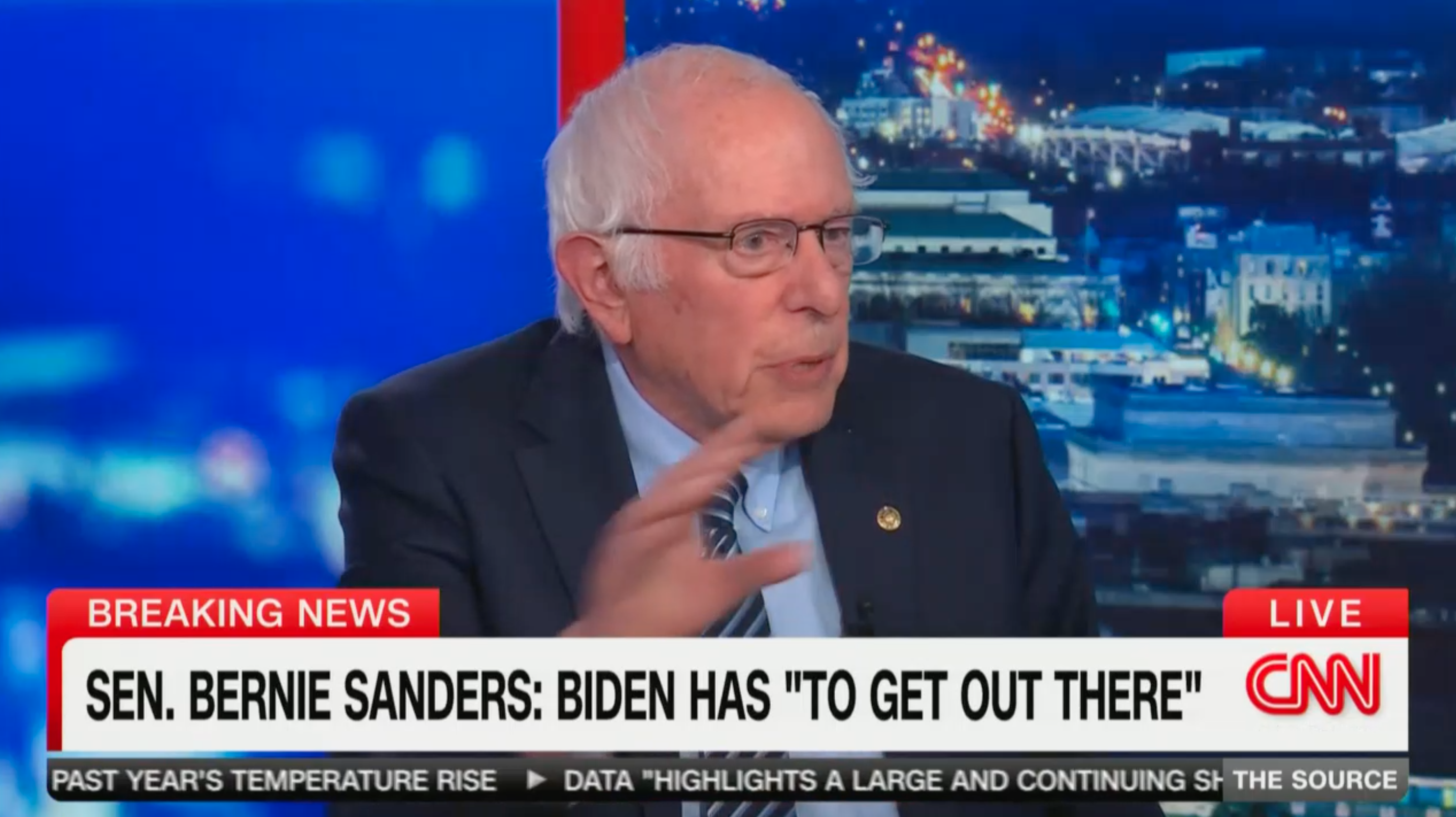 Bernie Sanders Slams Media's Focus On Biden Age Concerns