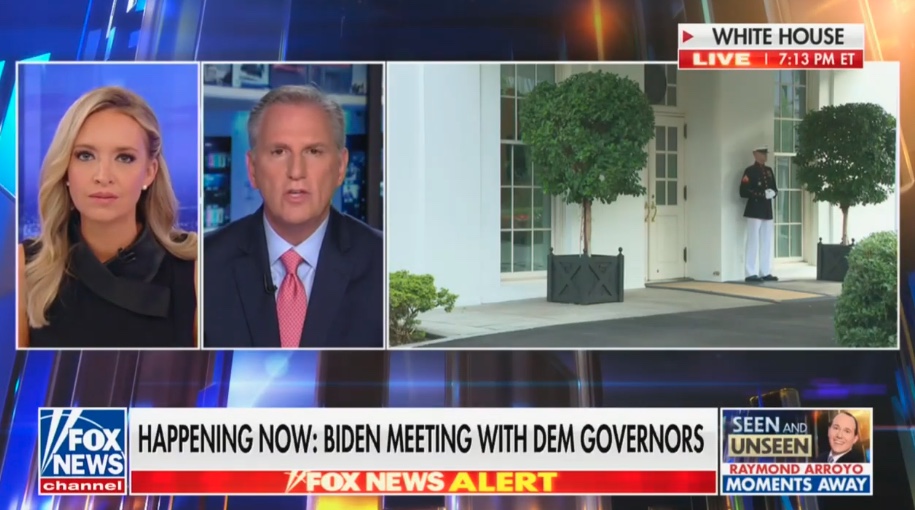 Kevin McCarthy Reveals Biden 'Offers You Cookies' in Oval Office