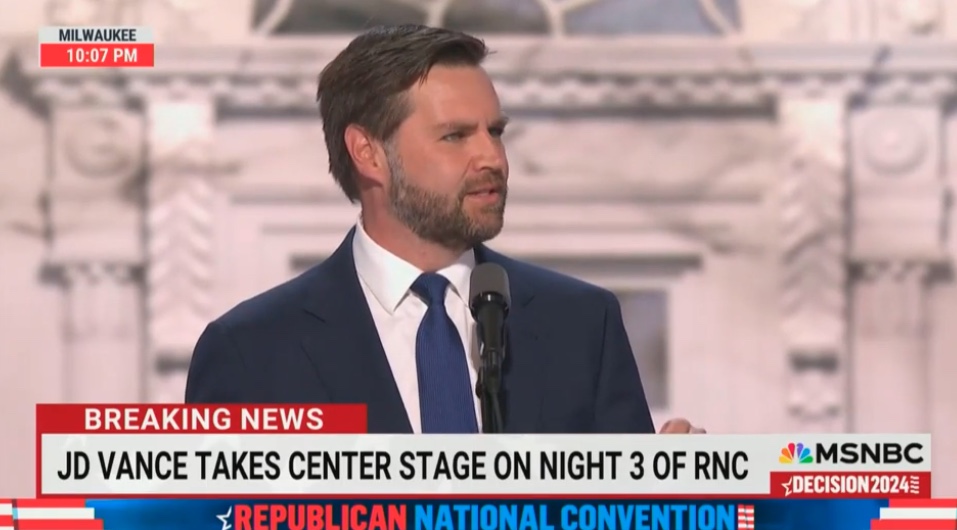 RNC Crowd Cheers Wildly When Vance Recalls Finding Guns at Grandma's House