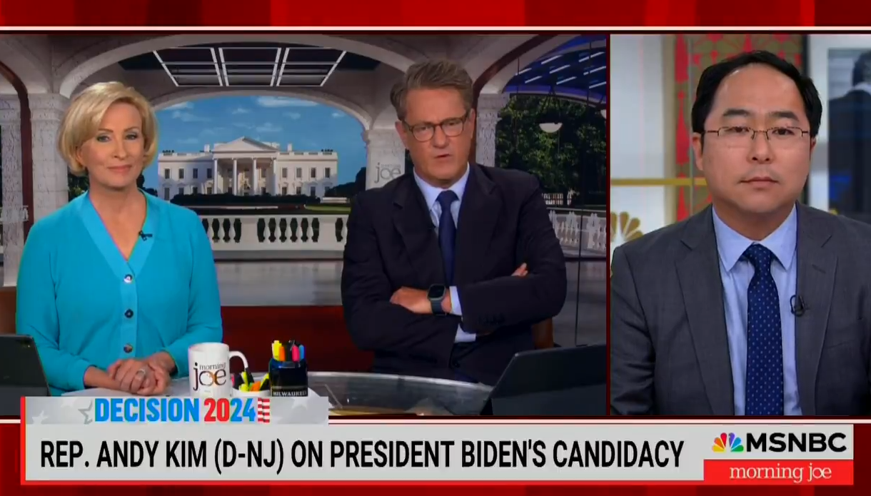 Morning Joe Hosts Pummel Andy Kim Over Joe Biden 2024 Bid