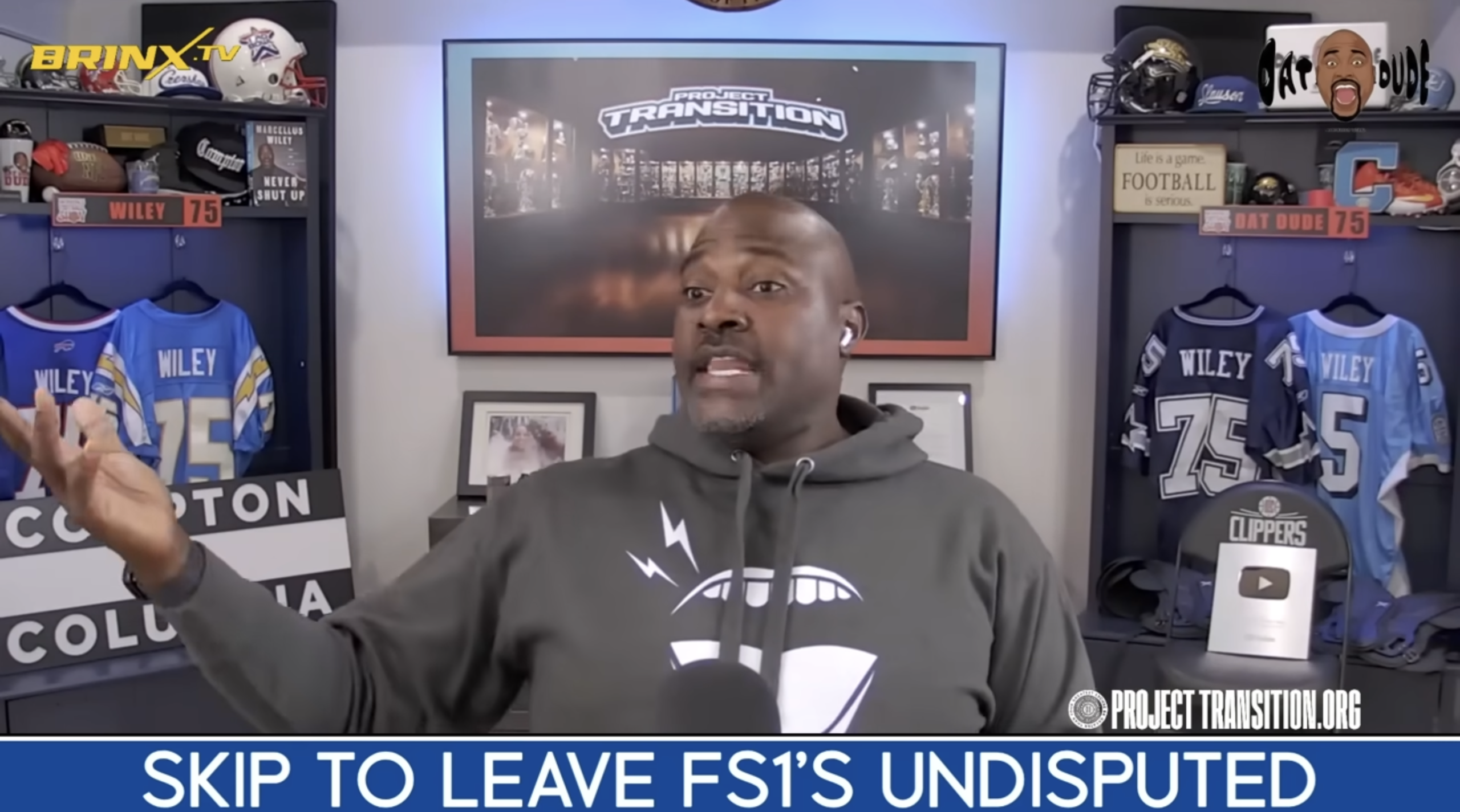 Marcellus Wiley Says Skip Bayless' Legacy "Tough to Respect"