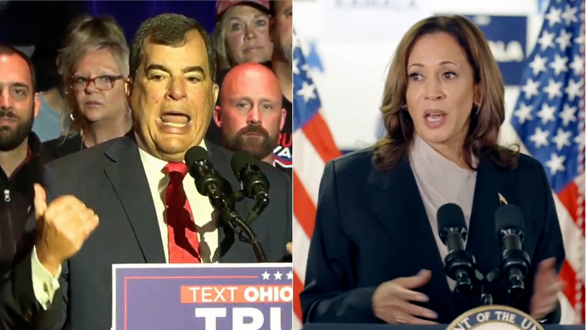 Team Kamala Harris Rips Warning 'Civil War' If Trump Loses