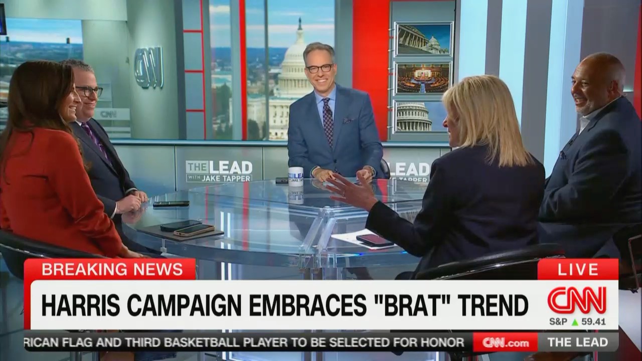 CNN Panel Cracks Up About 'Brat' Trend and Harris Campaign