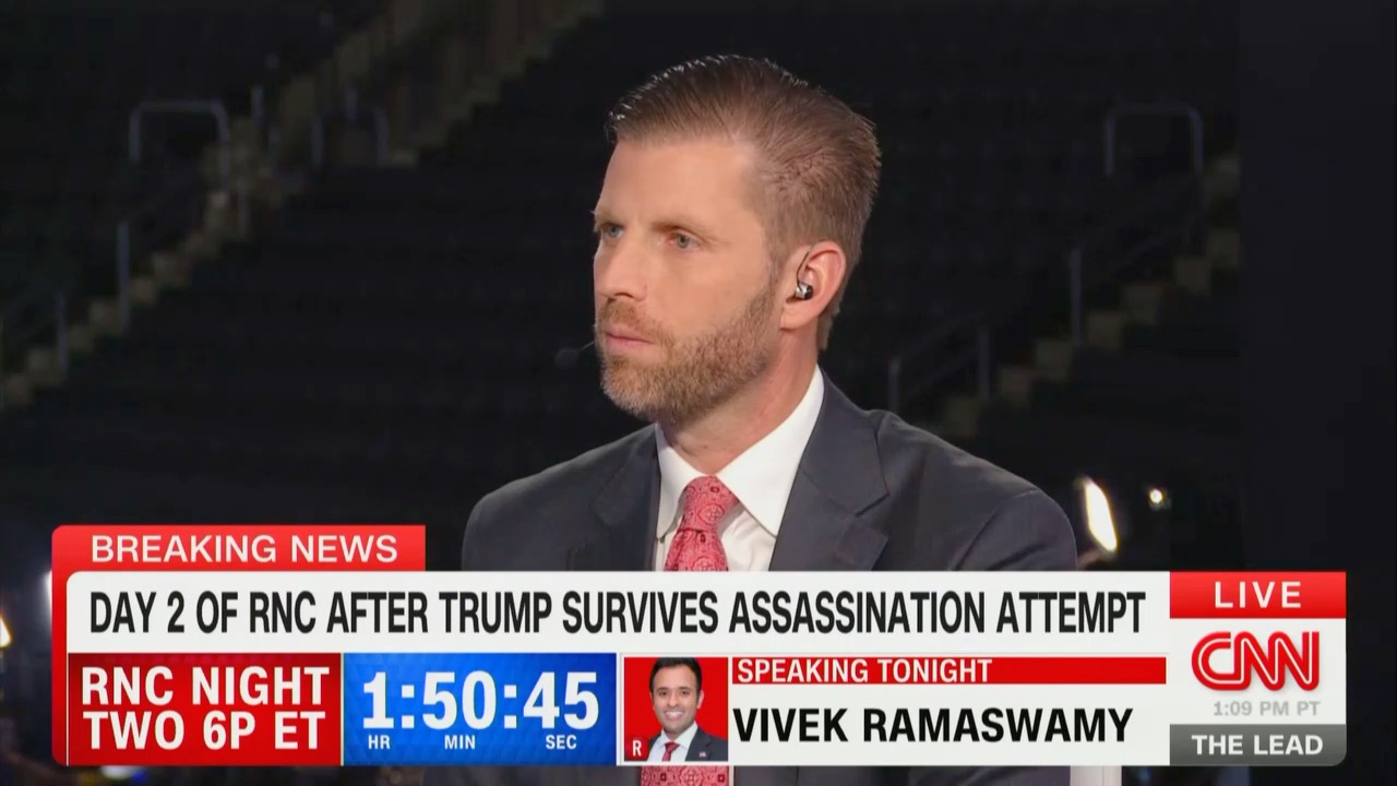 Eric Trump Defends Female Secret Service Agents