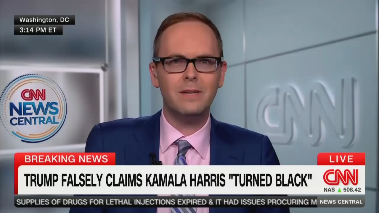CNN's Dale Fact Checks Trump Claim on Harris Not Being Black