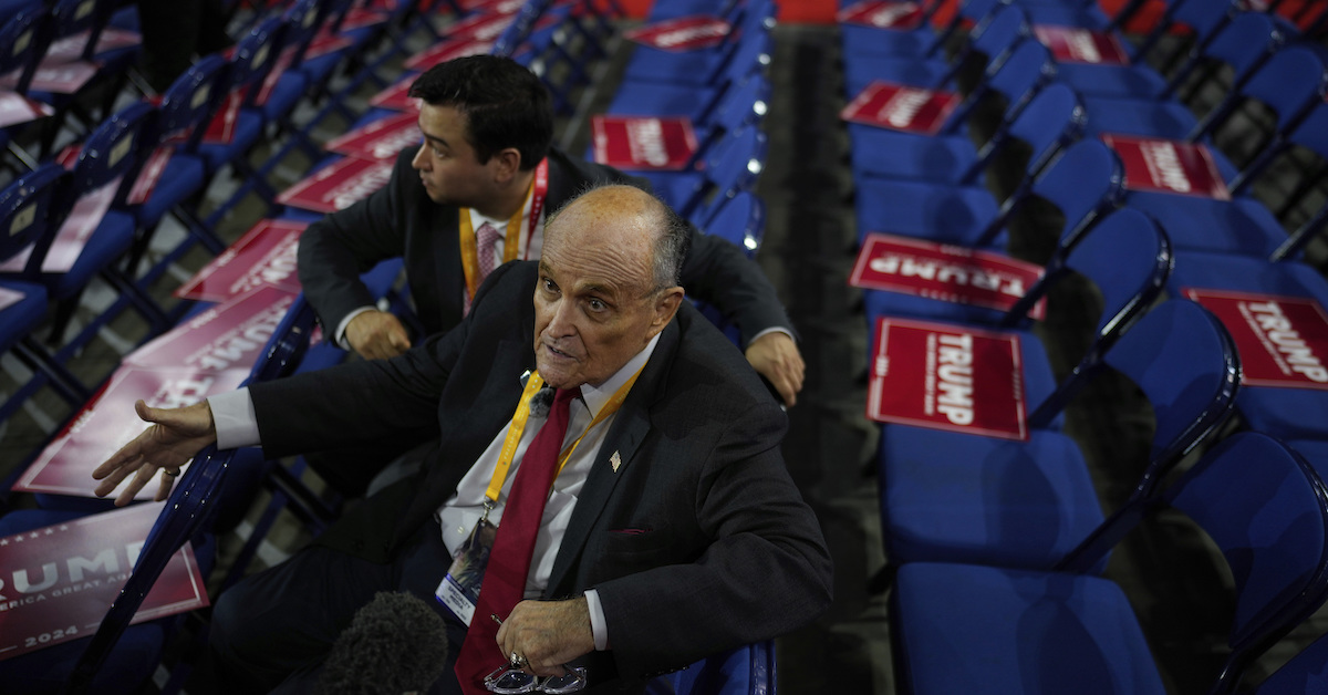 Rudy Giuliani's RNC Trip Paid for By Mike Lindell