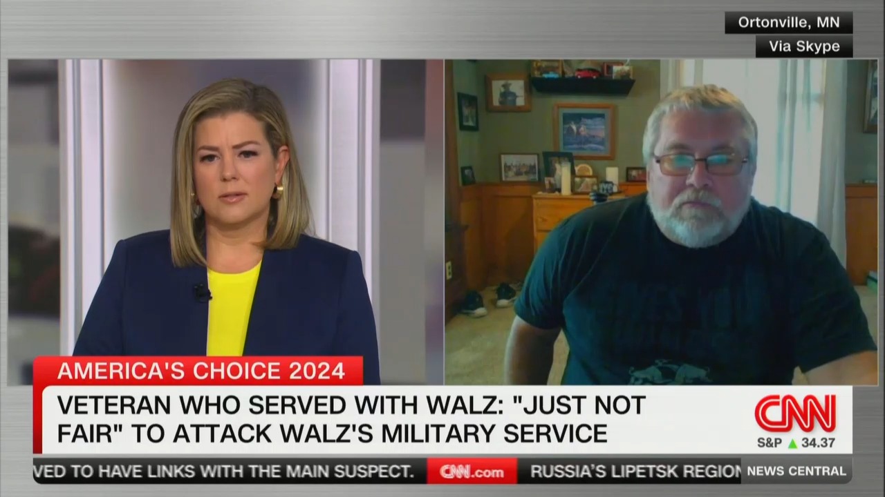 Combat Veteran Defends Tim Walz's Military Service Record