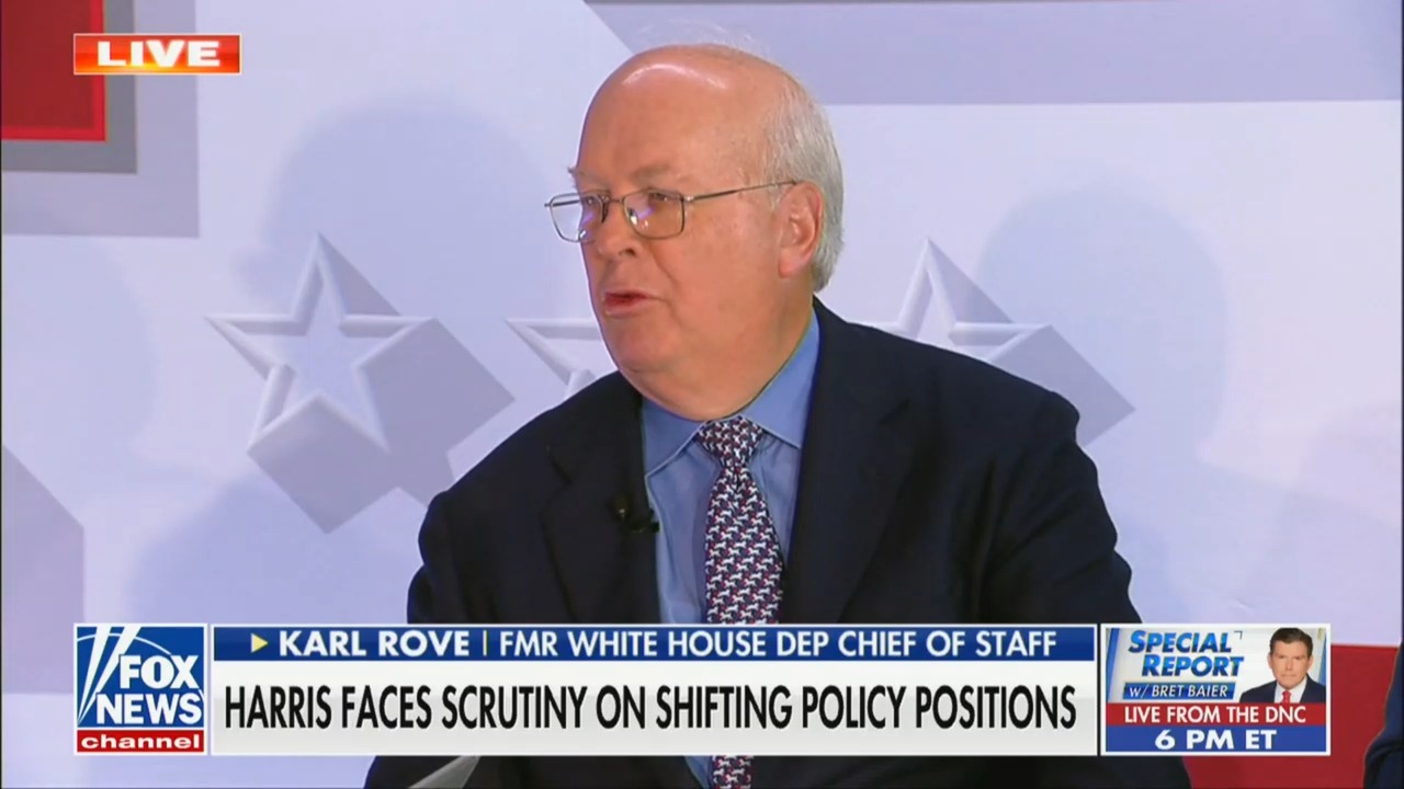 Karl Rove Warns GOP About Enthusiasm for Kamala Harris