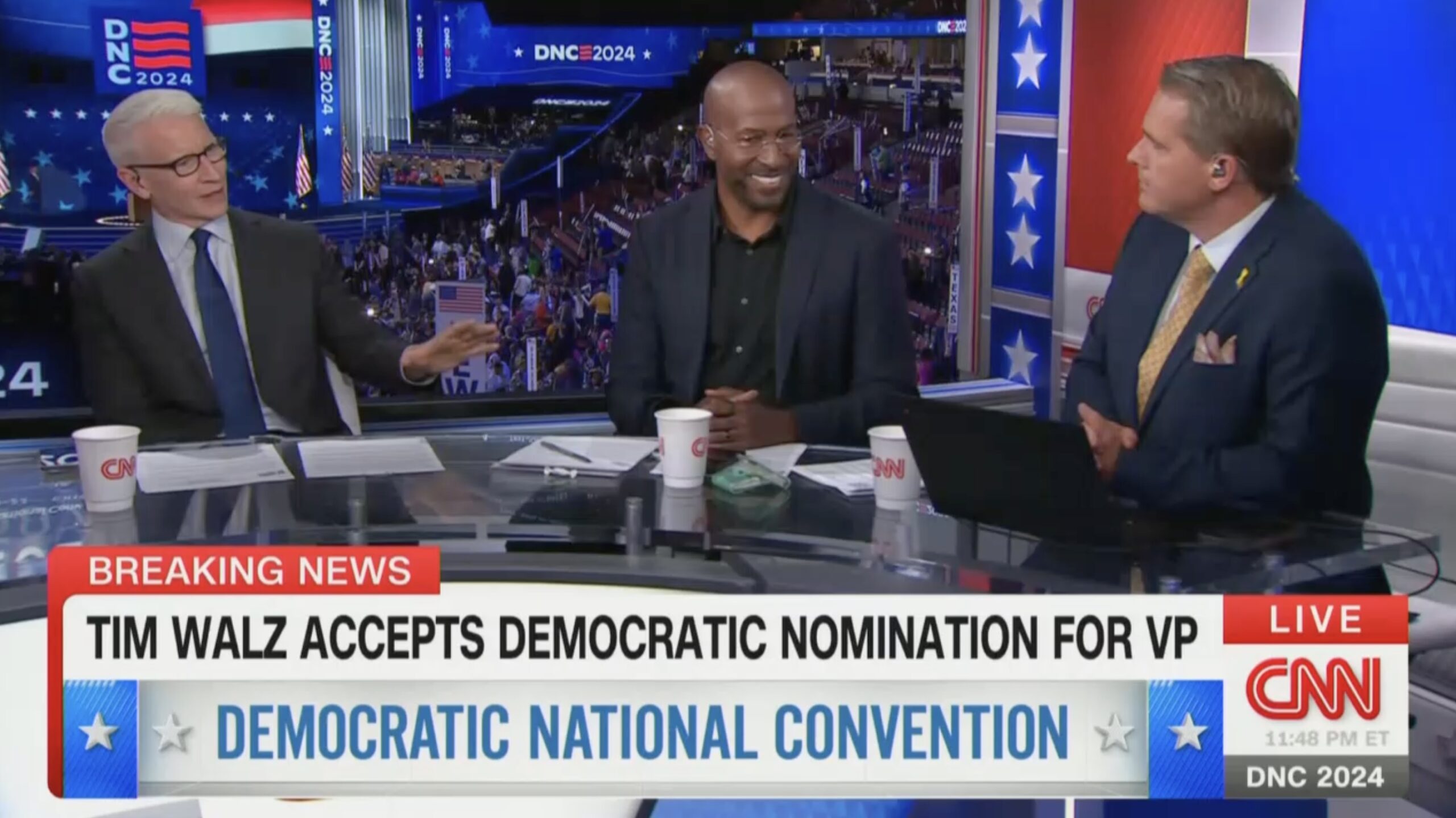 Anderson Cooper Laughs at GOP Strategist’s Kamala Harris Criticism ...