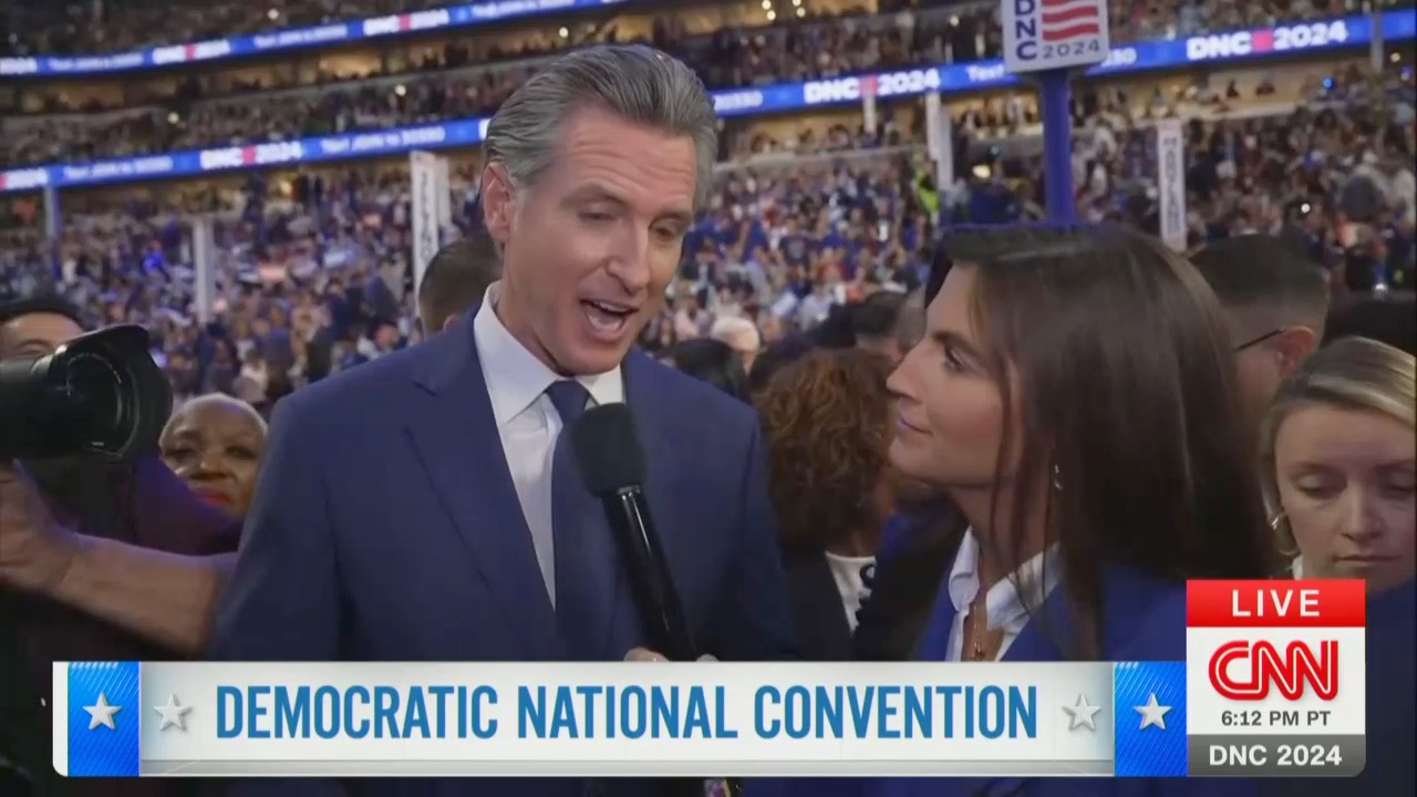 CNN Blows Off Contributor Ana Navarro’s DNC Speech, Airs Gavin Newsom ...