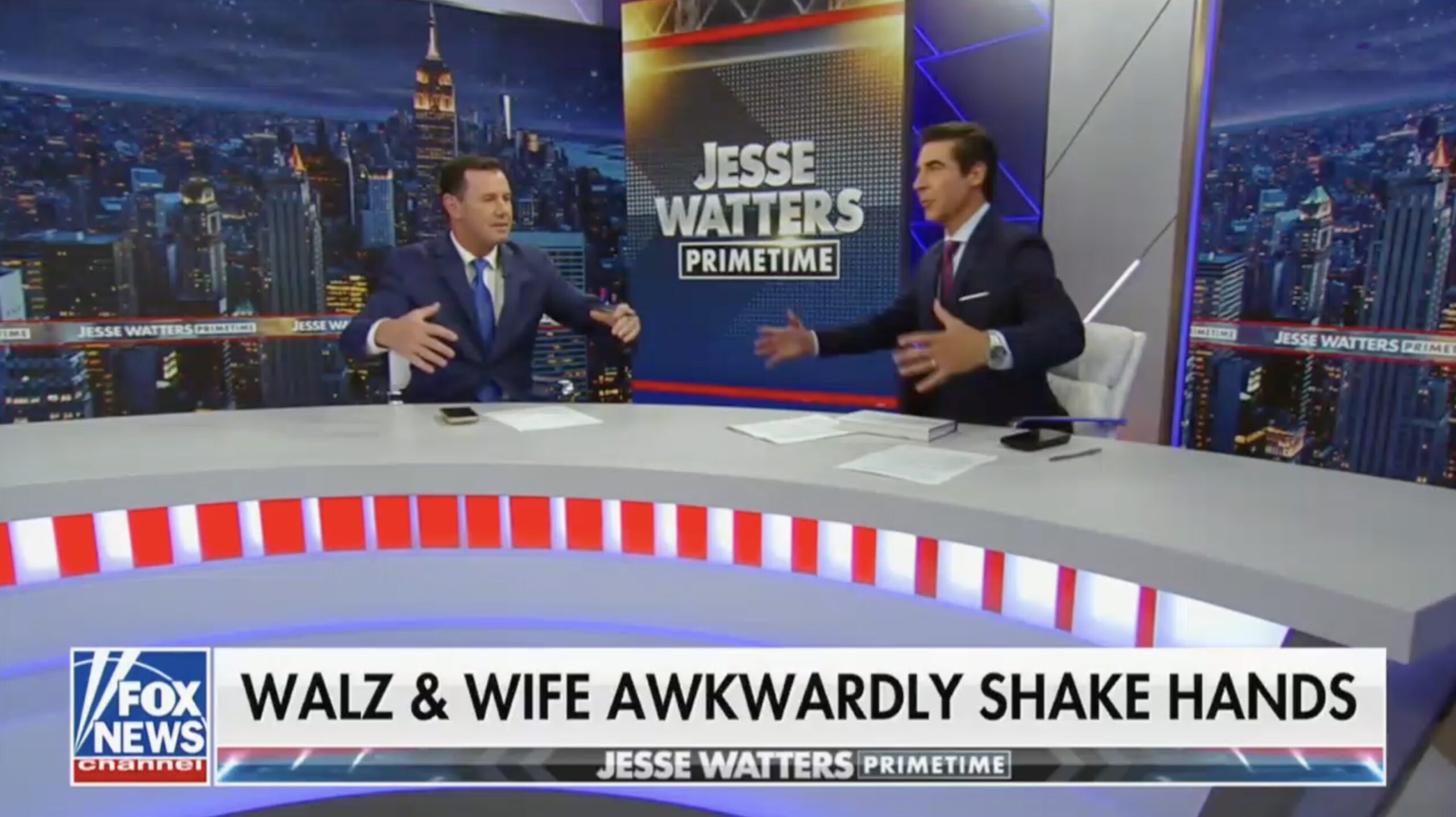 Fox’s Jesse Watters Attacks Tim Walz’s ‘Unsettling’ Body Movement: ‘Men ...