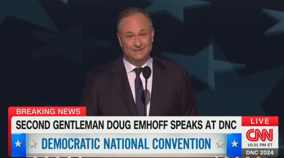 Doug Emhoff Tells DNC About 'Rambling' Voicemail He Left Kamala Harris ...